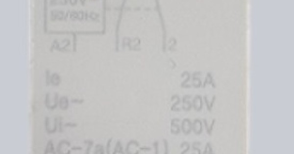 AC 2P Modular Contactor 25A