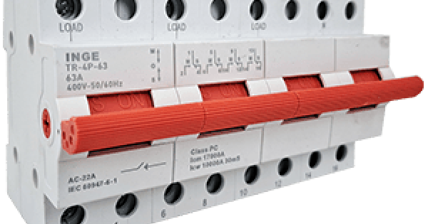 AC 4P 3-Phase Manual Changeover Switch 63A