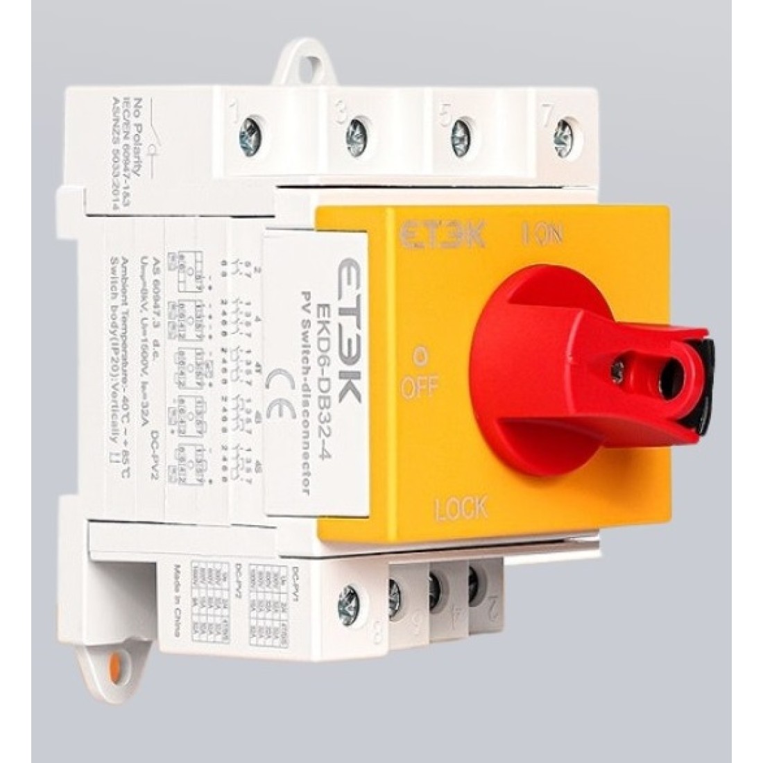 DC 4P Isolator Rotary Switch 32A